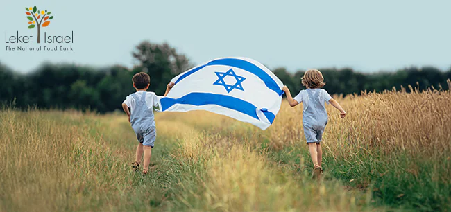 LeketStand with Israel Flag - Leket